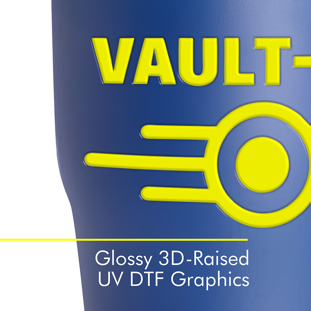 Fallout Blue Tumbler | Advanced Imagewerx London Ontario Canada