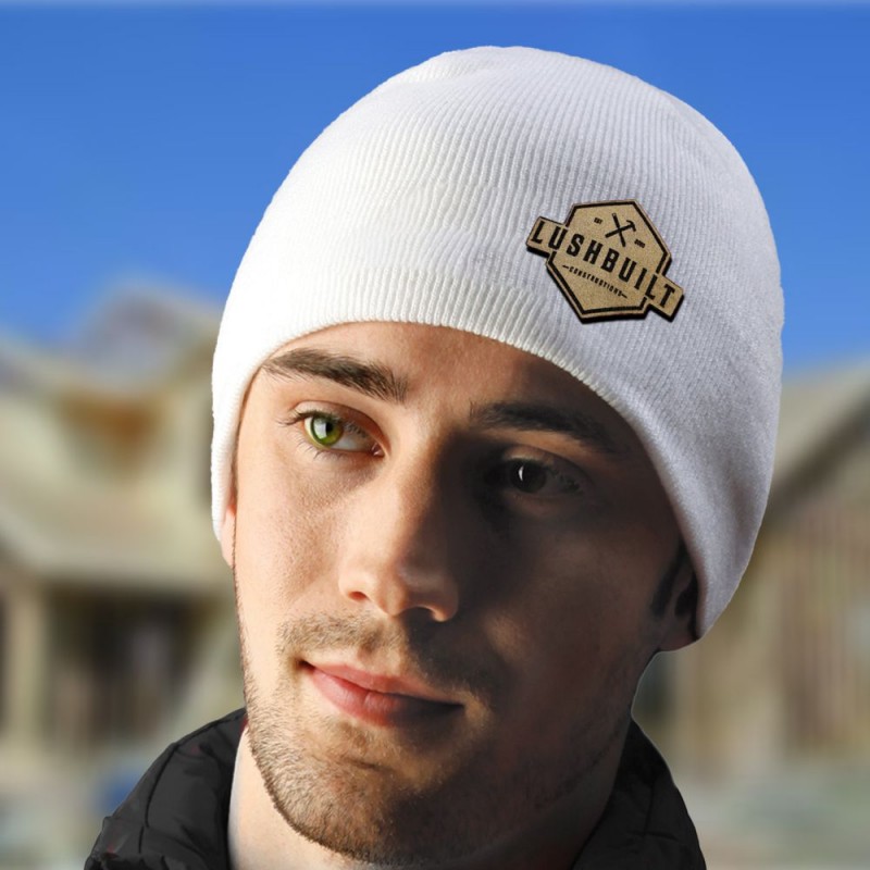 Custom Leather Patch Board Toque | Advanced Imagewerx London Ontario Canada