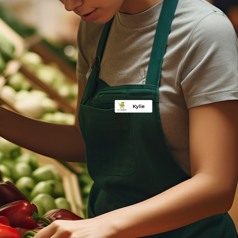 Rectangular Name Badge