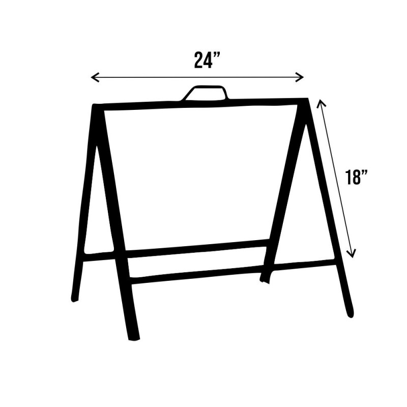 24x18 a-frame sign holder